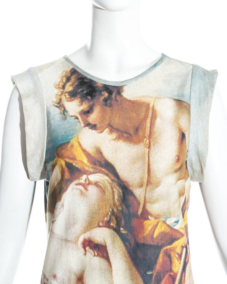 Vivienne Westwood cotton jersey mini dress with François Boucher print ...