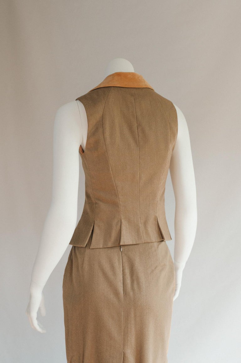 Vivienne Westwood early 1990s Bustier Corset and Skirt suit For Sale at ...