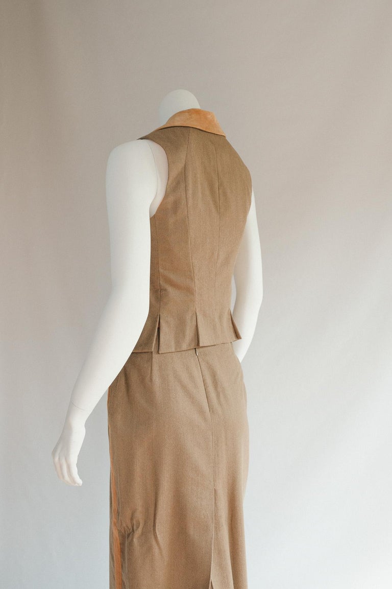 Vivienne Westwood early 1990s Bustier Corset and Skirt suit For Sale at ...