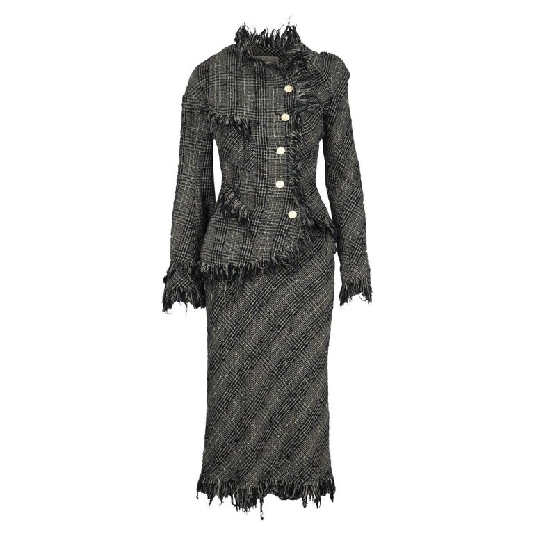 Vivienne Westwood Set With Cotton Fringes-'90s For Sale at 1stDibs