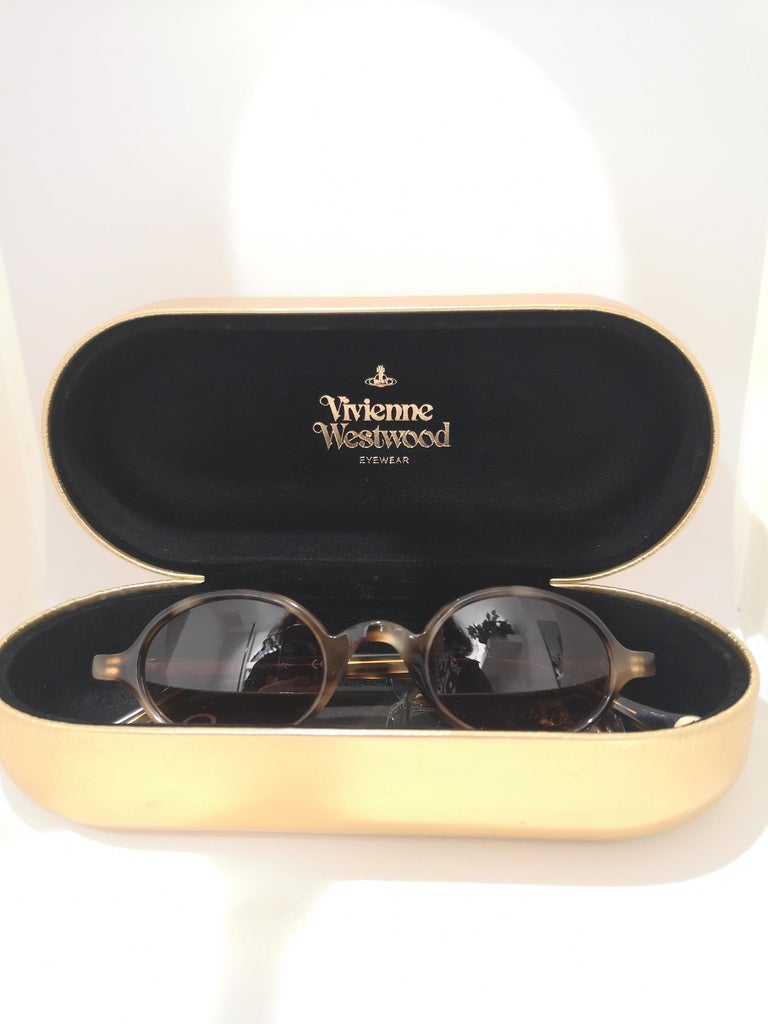 Vivienne Westwood tortoise sunglasses NWOT For Sale at 1stDibs