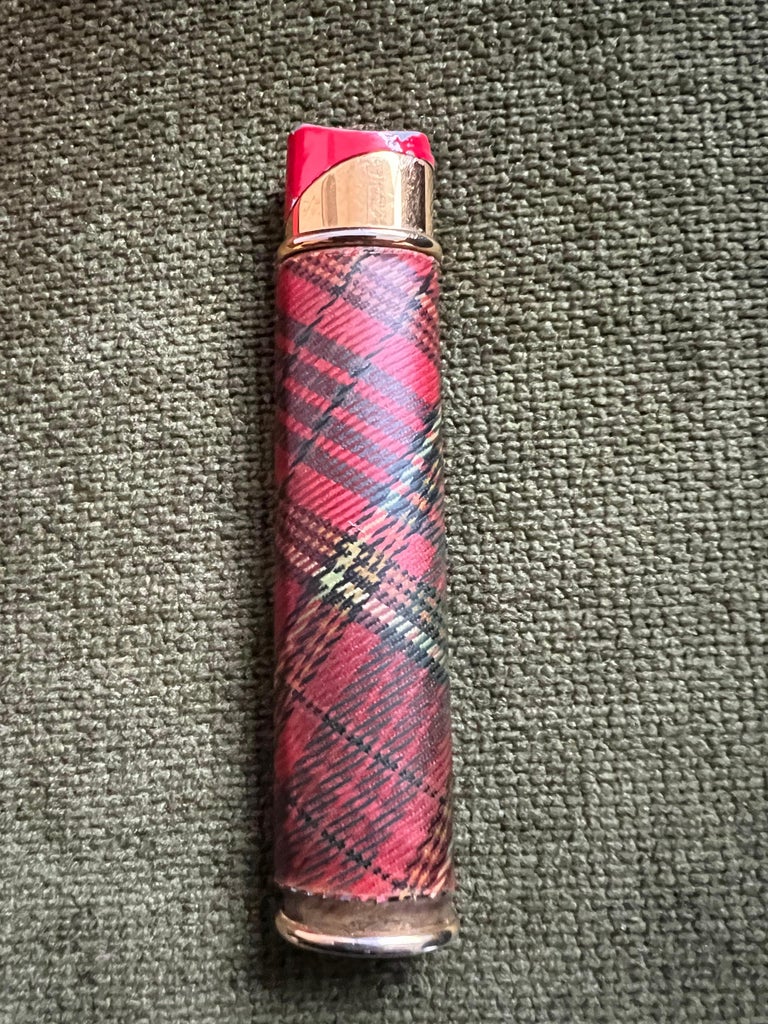 “Vivienne Westwood” Vintage Circa 80s Mac check Orb Logo Enamel Lighter ...