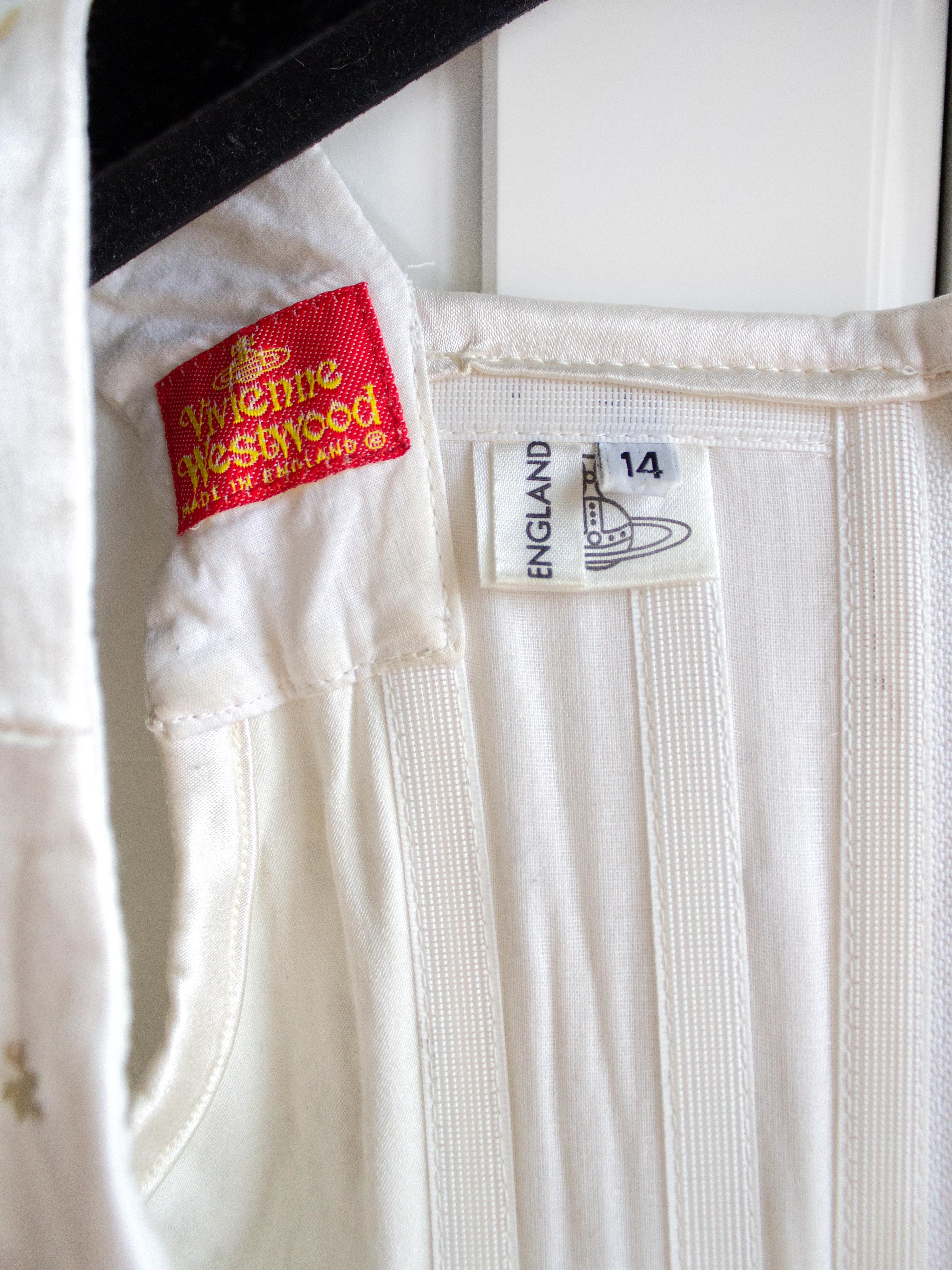 Vivienne Westwood Vintage F/W 1991 White Gold Boulle Satin 90s Corset ...