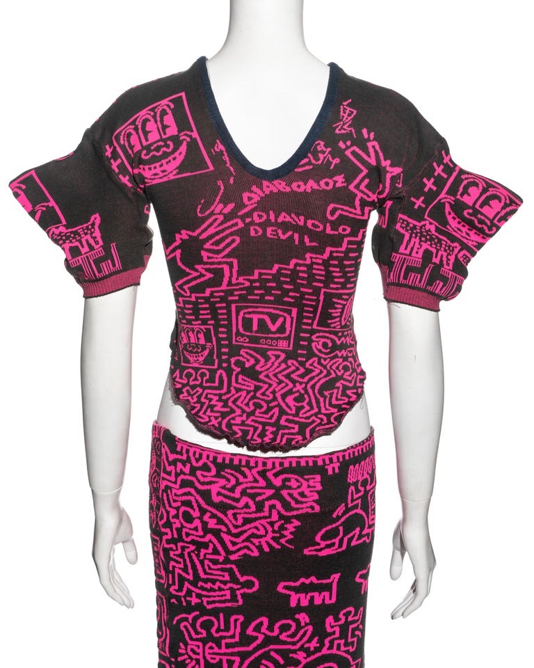 Vivienne Westwood x Malcolm McLaren x Keith Haring 'Witches' Rockanzug ...