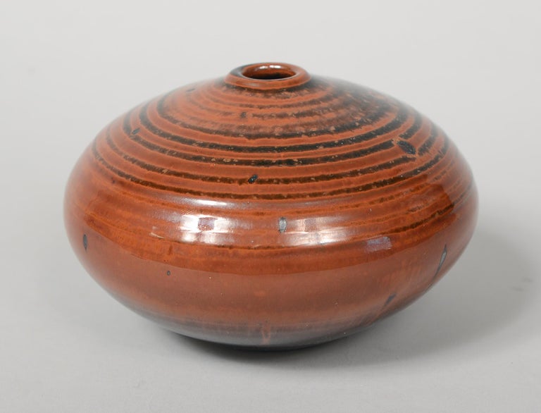 Vivika and Otto Heino Studio Pottery Ceramic Vase For Sale at 1stDibs