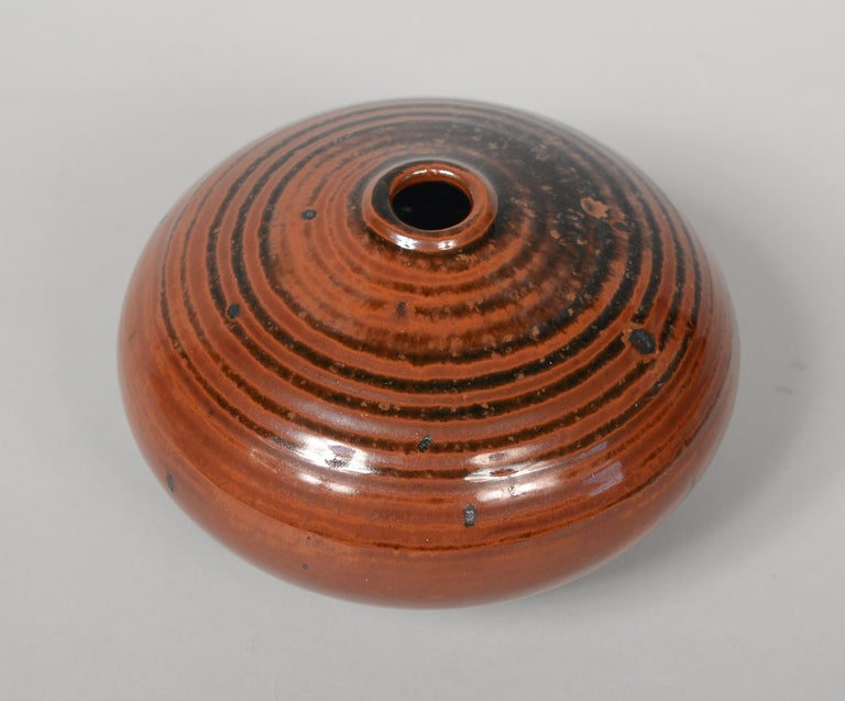 Vivika and Otto Heino Studio Pottery Ceramic Vase For Sale at 1stDibs