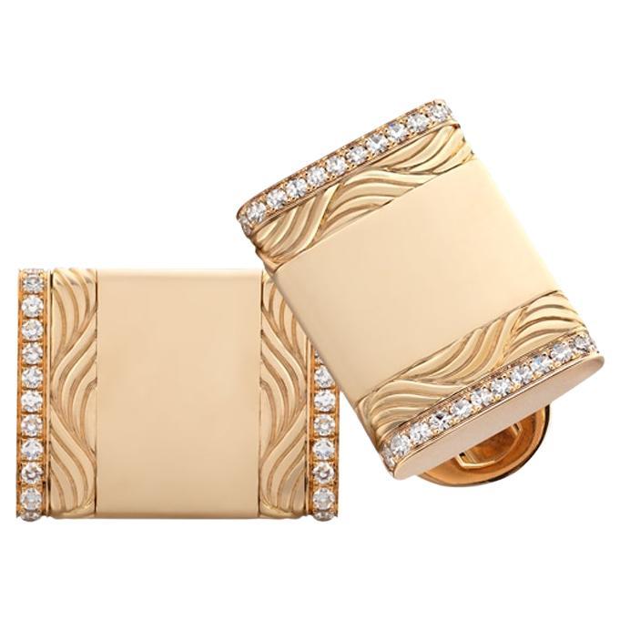 Belle Epoque Ruby and Diamond Set Cufflinks For Sale at 1stDibs