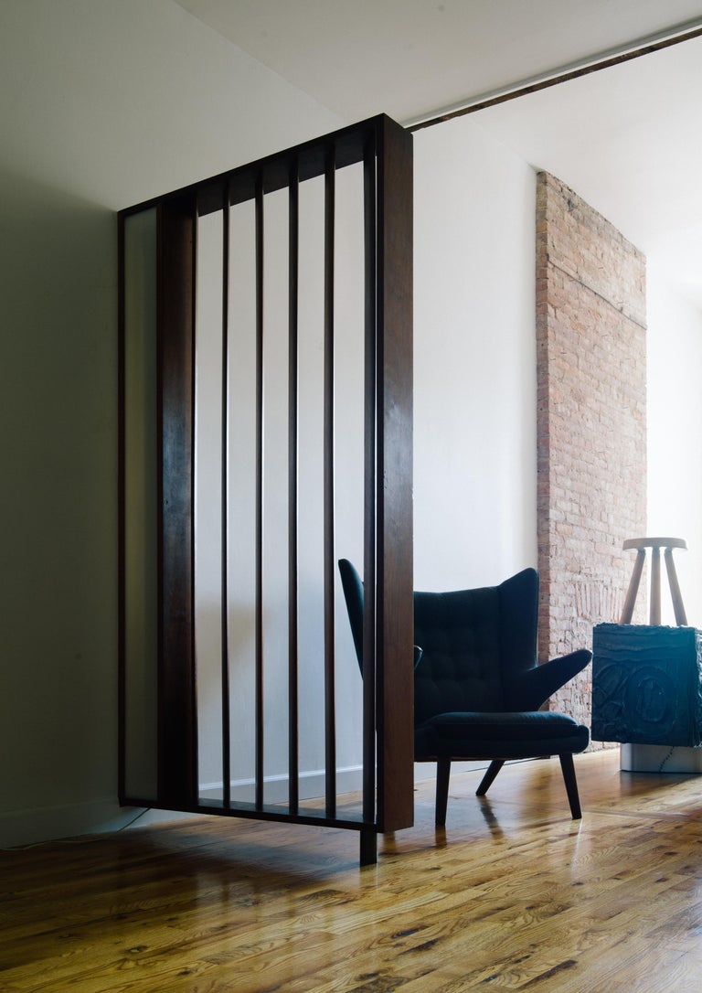Vladimir Kagan Architectural Louvered and Illuminated Room Divider with ...