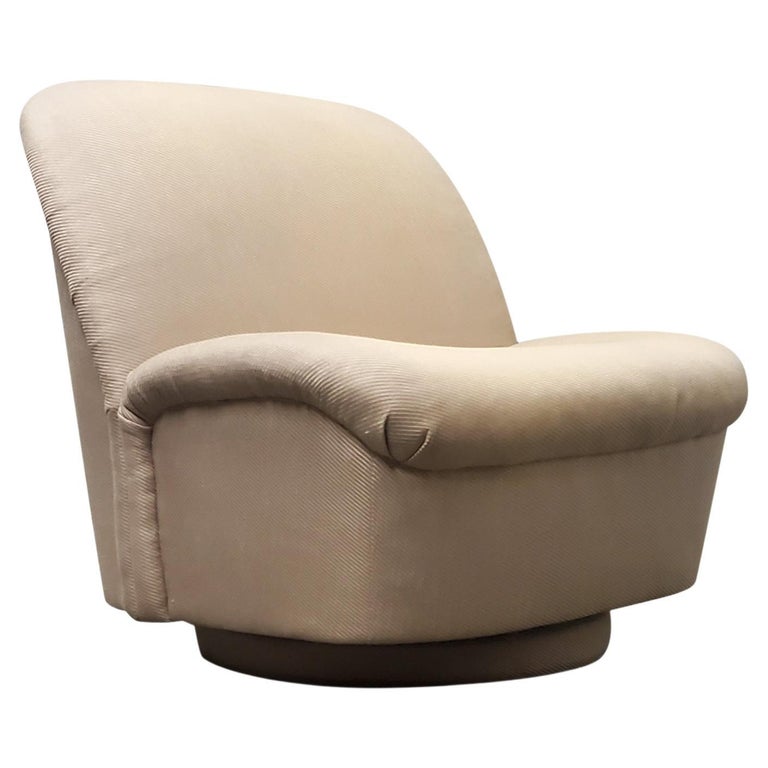 Directional Swivel / Tilt Lounge Chair at 1stDibs