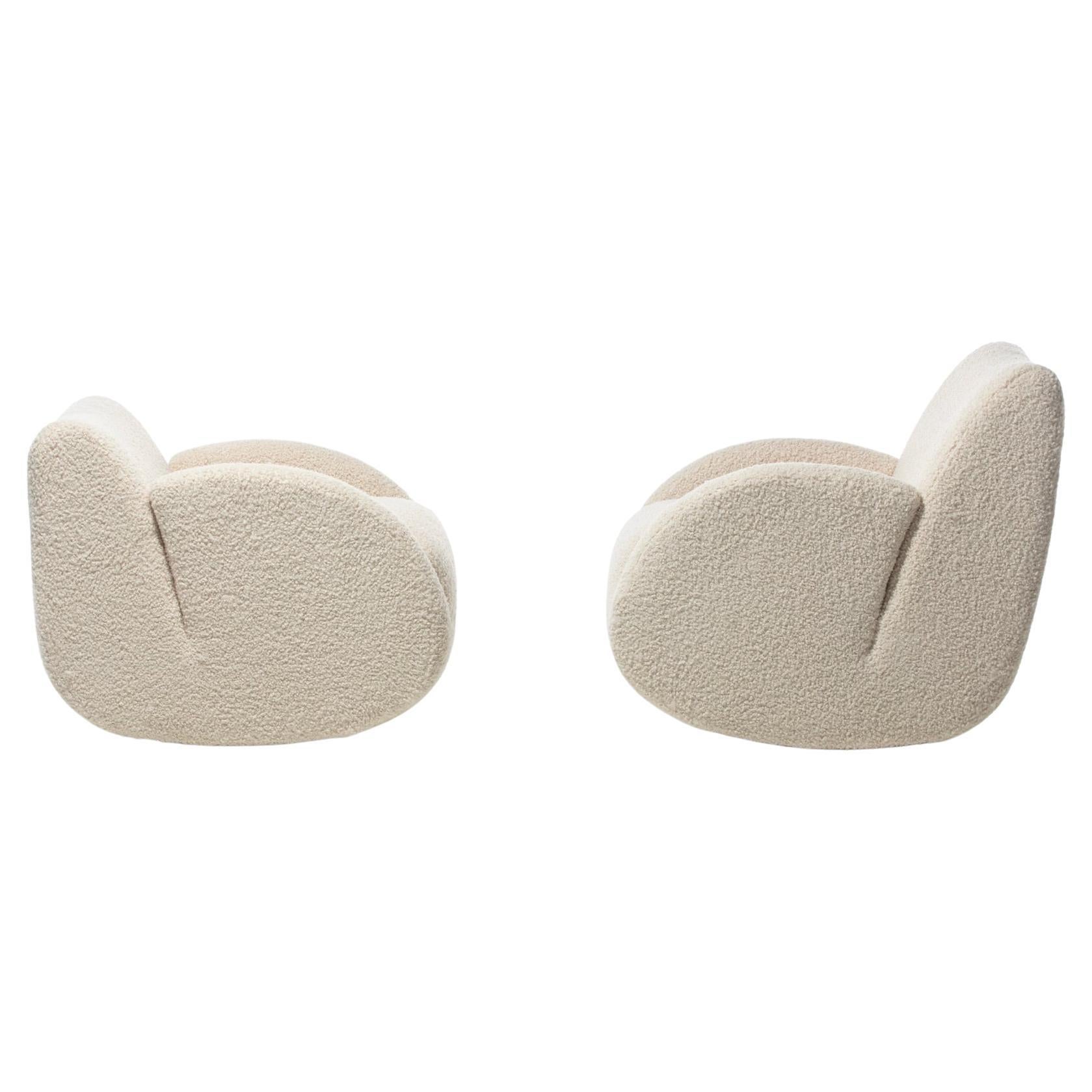 Vladimir Kagan Contour Rocker and Ottoman at 1stDibs