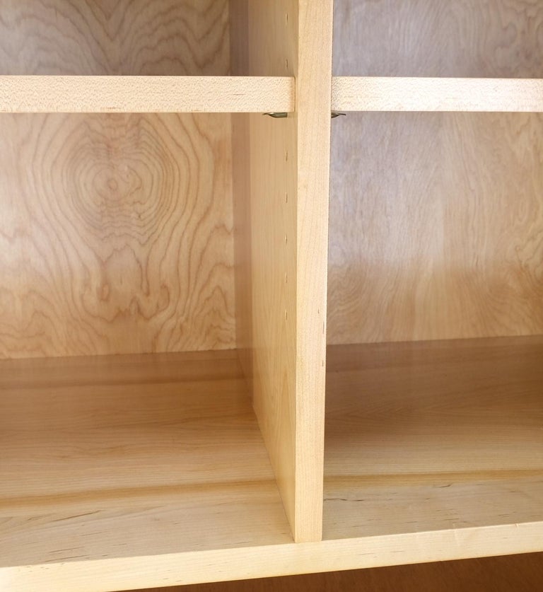 Vladimir Kagan Walnut Dresser Two Door Cabinet Chifforobe on Slayed ...