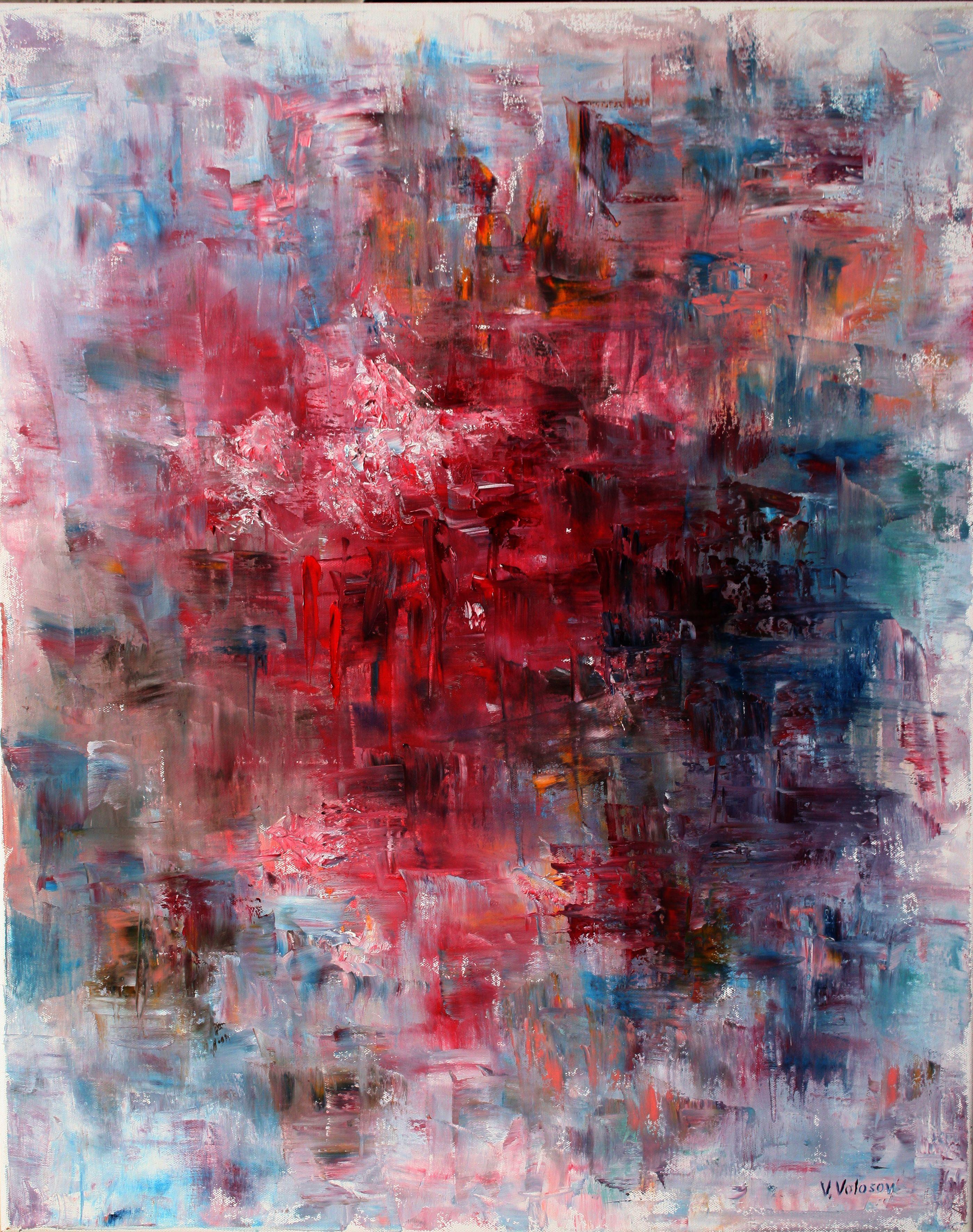 Vladimir Volosov - Entropy, Painting, Oil on Canvas For Sale at 1stDibs