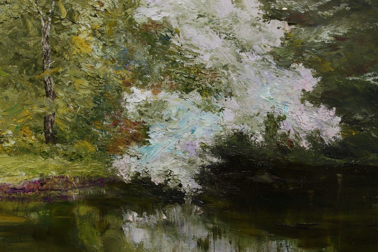 Vladimir Volosov - Forst Lake, Painting, Oil on Canvas For Sale at 1stDibs