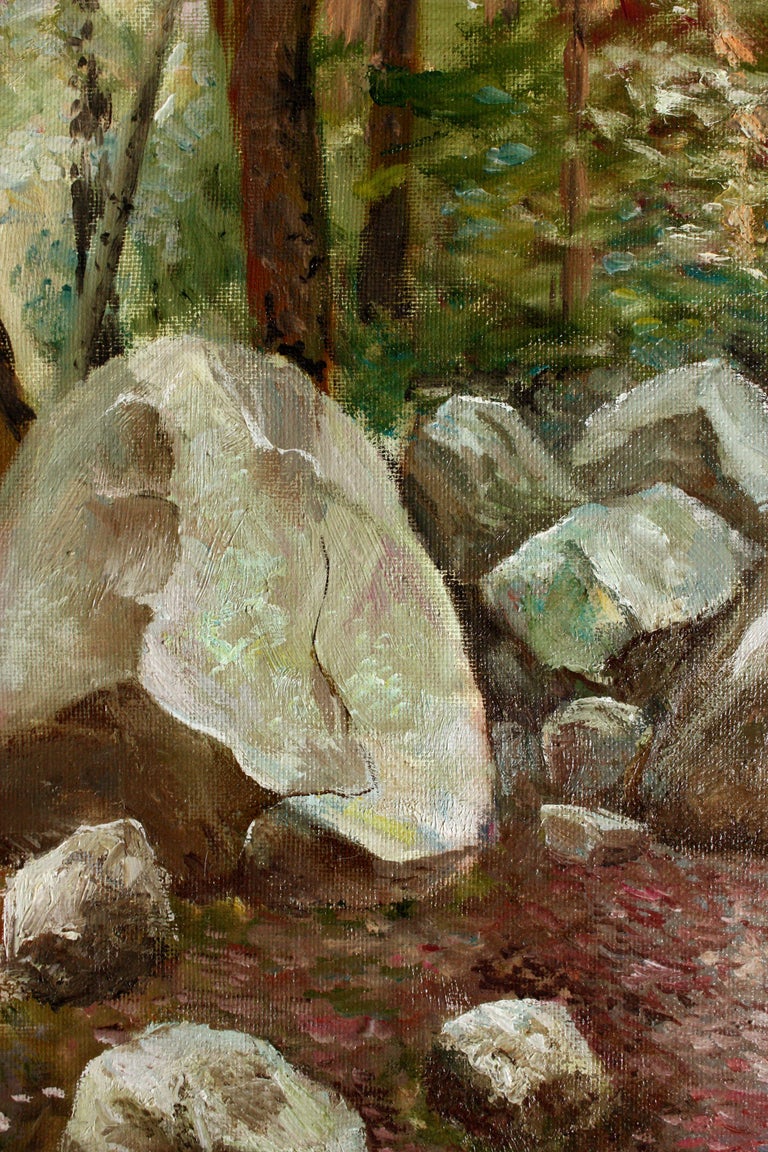 Vladimir Volosov - Sun's Glare, Painting, Oil on Canvas For Sale at 1stDibs