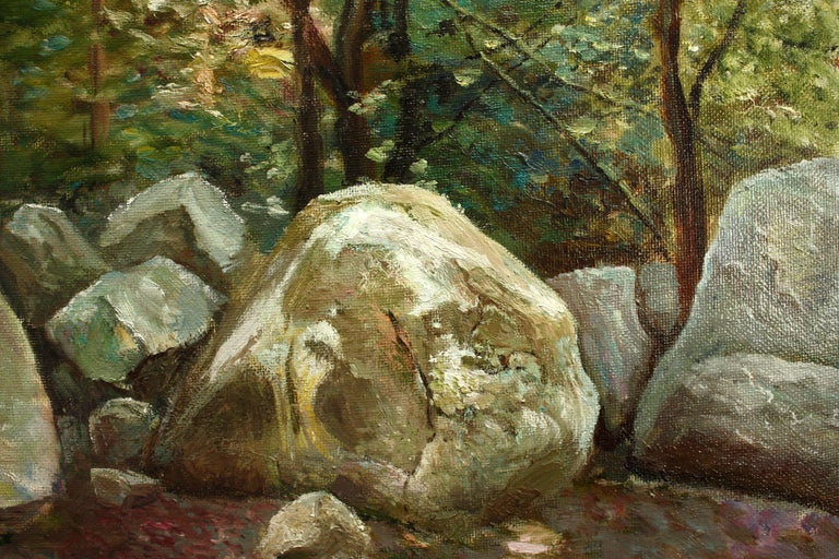 Vladimir Volosov - Sun's Glare, Painting, Oil on Canvas For Sale at 1stDibs