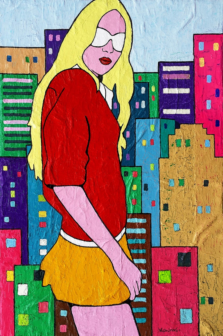 Vlado Vesselinov - On the Corner Against the Wall of Windows - Red ...