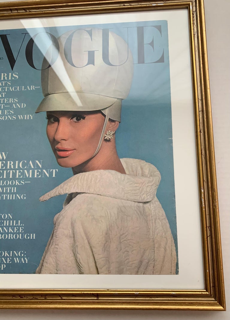 Vogue Magazine September 1963 Framed Cover For Sale at 1stDibs