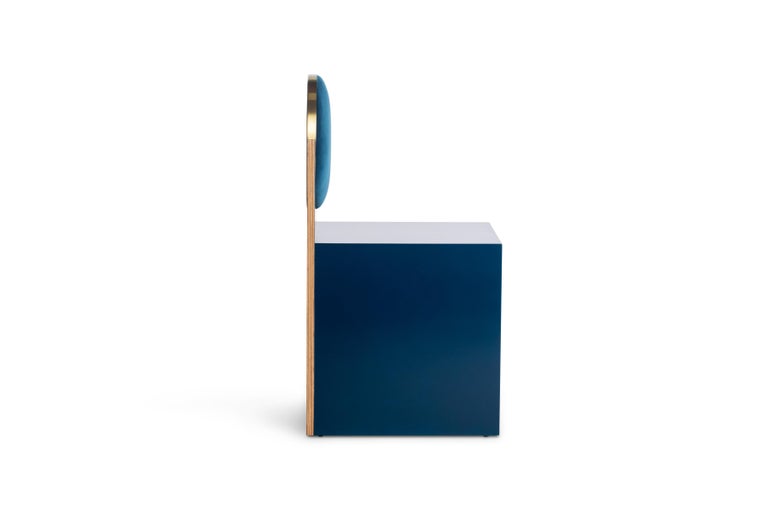 Void Chair in Indigo from the Qualia Collection by Azadeh Shladovsky ...