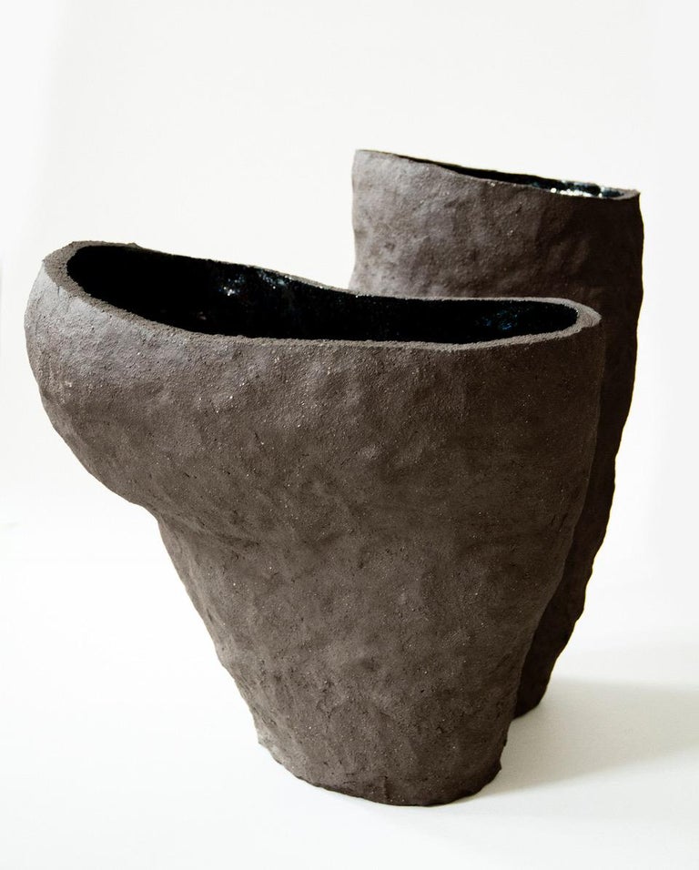 Volcano Ceramic Artwork Signed by Jojo Corväiá, Gold Series at 1stDibs