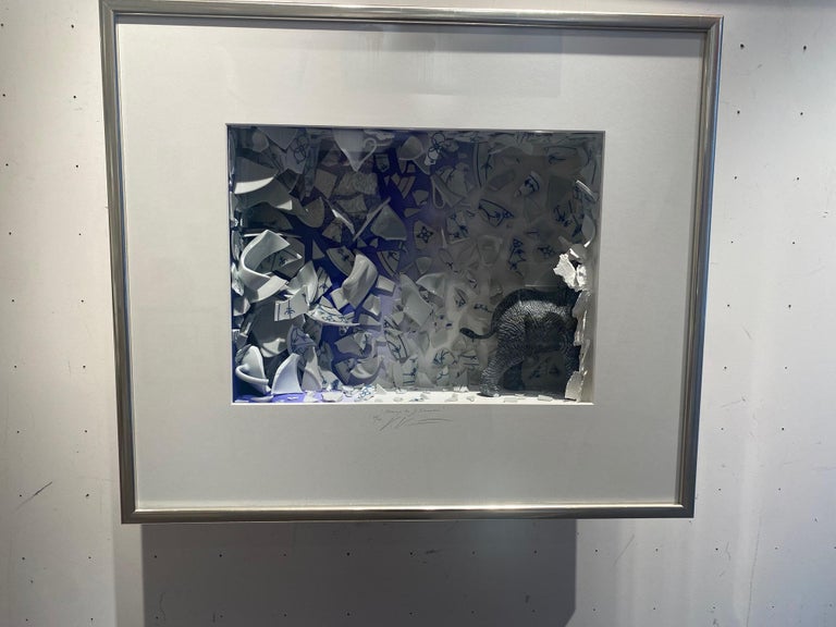 Volker Kuhn - Homage to Schnabel - contemporary art work Elephant in ...