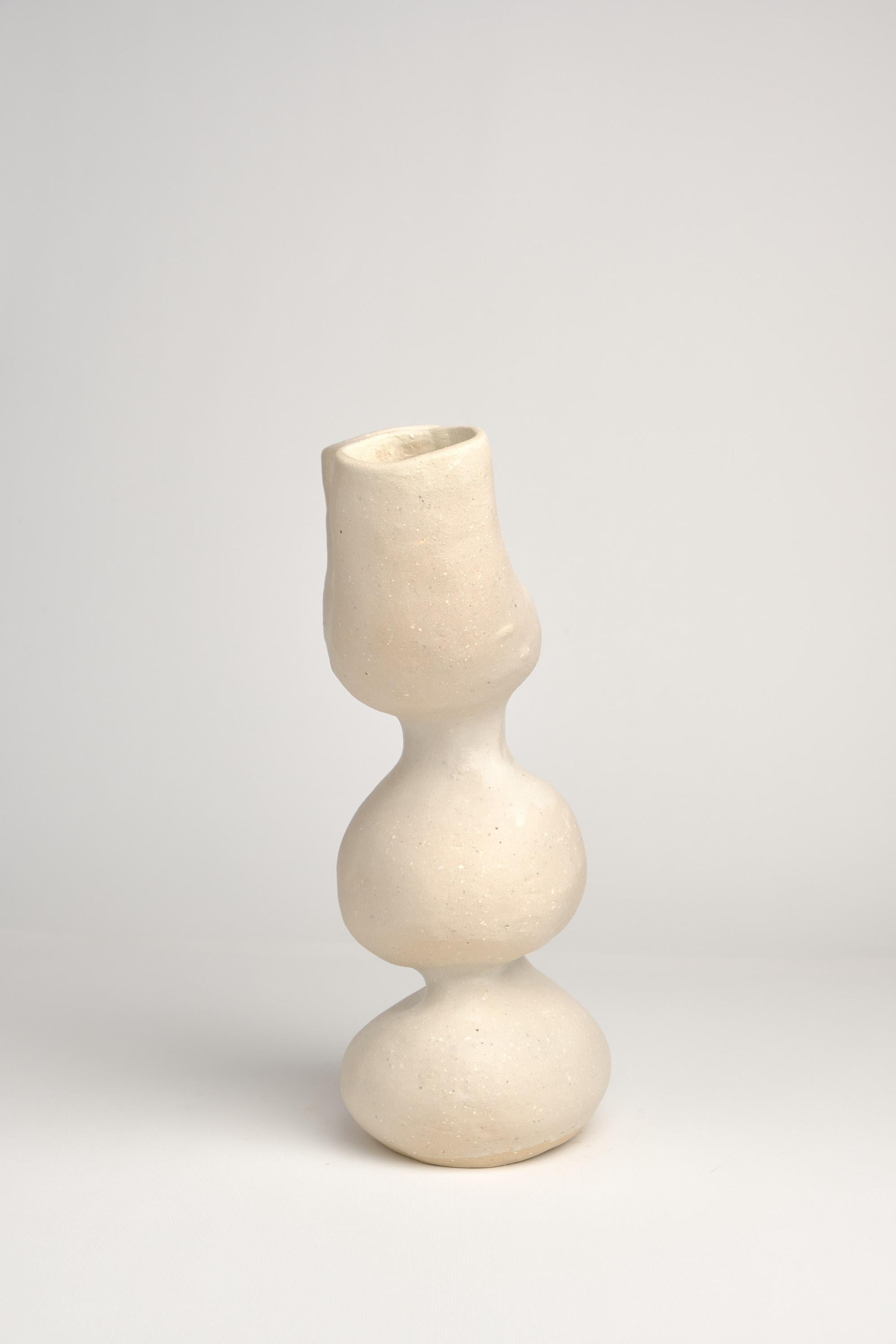 Voluminous Duality Stoneware Vase by Camila Apaez For Sale at 1stDibs