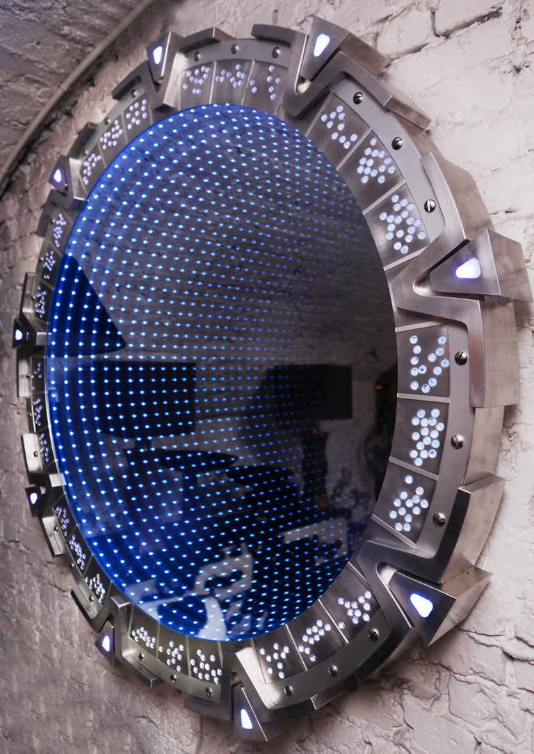 Vortex Stargate Mirror by Noart For Sale at 1stDibs