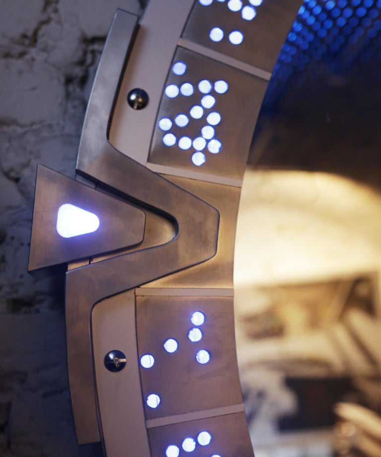Vortex Stargate Mirror by Noart For Sale at 1stDibs