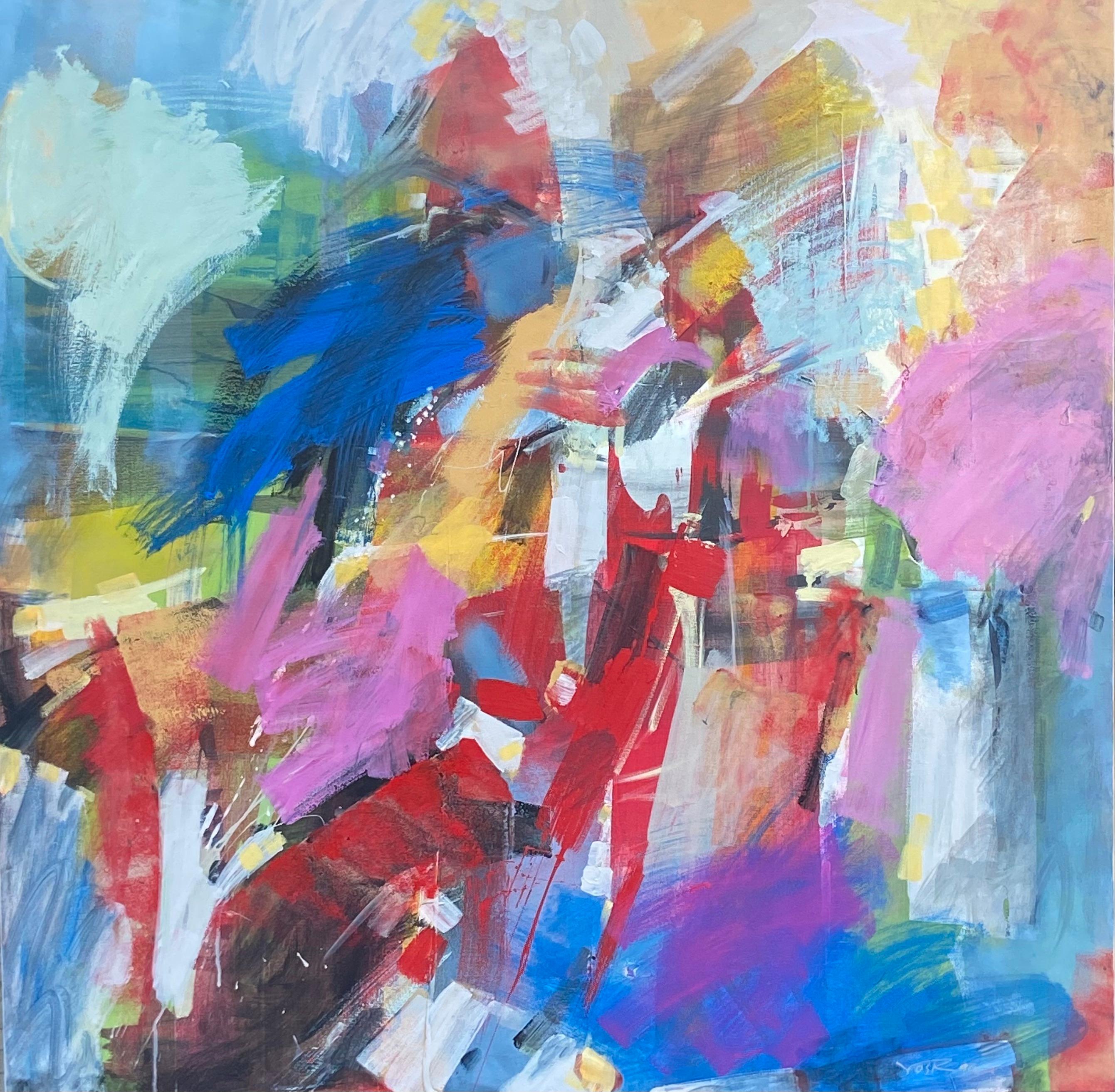 Karen Hansen - Seven Bits and Everything Else, Abstract Painting For ...