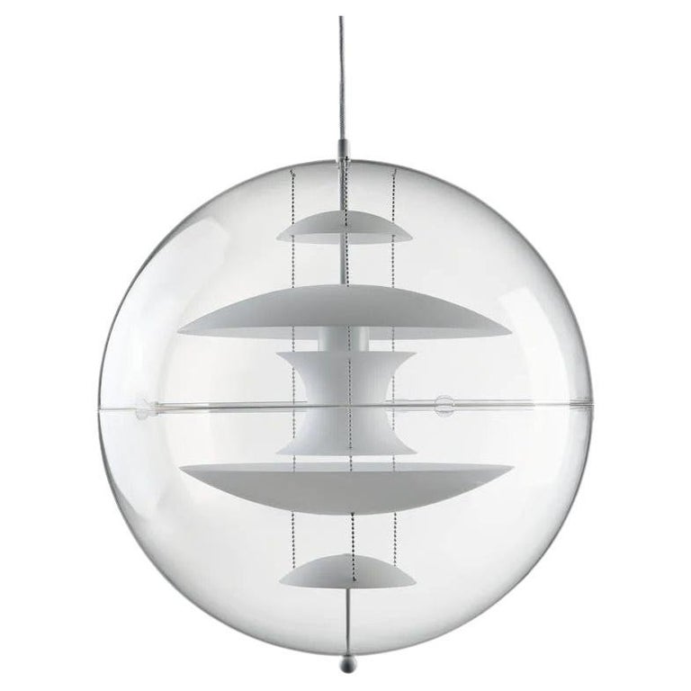 Vp Globe Pendant Lamp by Verner Panton, Glass For Sale at 1stDibs