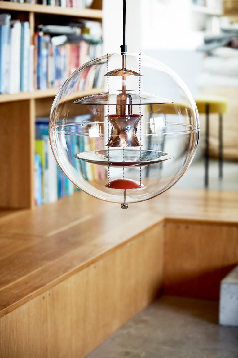 VP Globe Tinted Glass Pendant Light by Verner Panton For Sale at ...