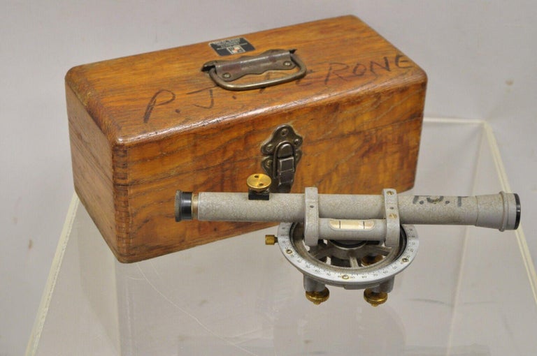 Vtg David White Instrument Co Surveying Equipment Plane Utility Level ...