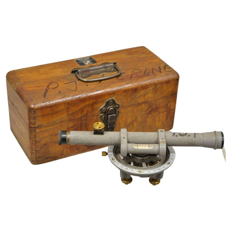 Vtg David White Instrument Co Surveying Equipment Plane Utility Level ...