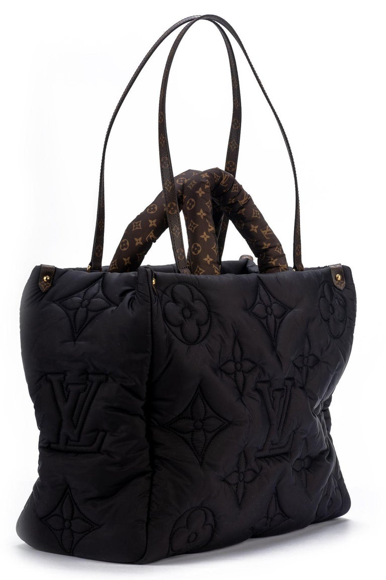 Vuitton BNIB Black On The Go GM Puffer For Sale at 1stDibs