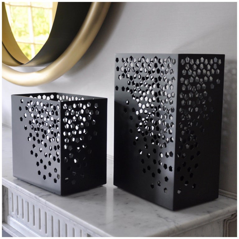 Vulcano Candle Lantern with Pentagon Laser Cut Design at 1stDibs ...
