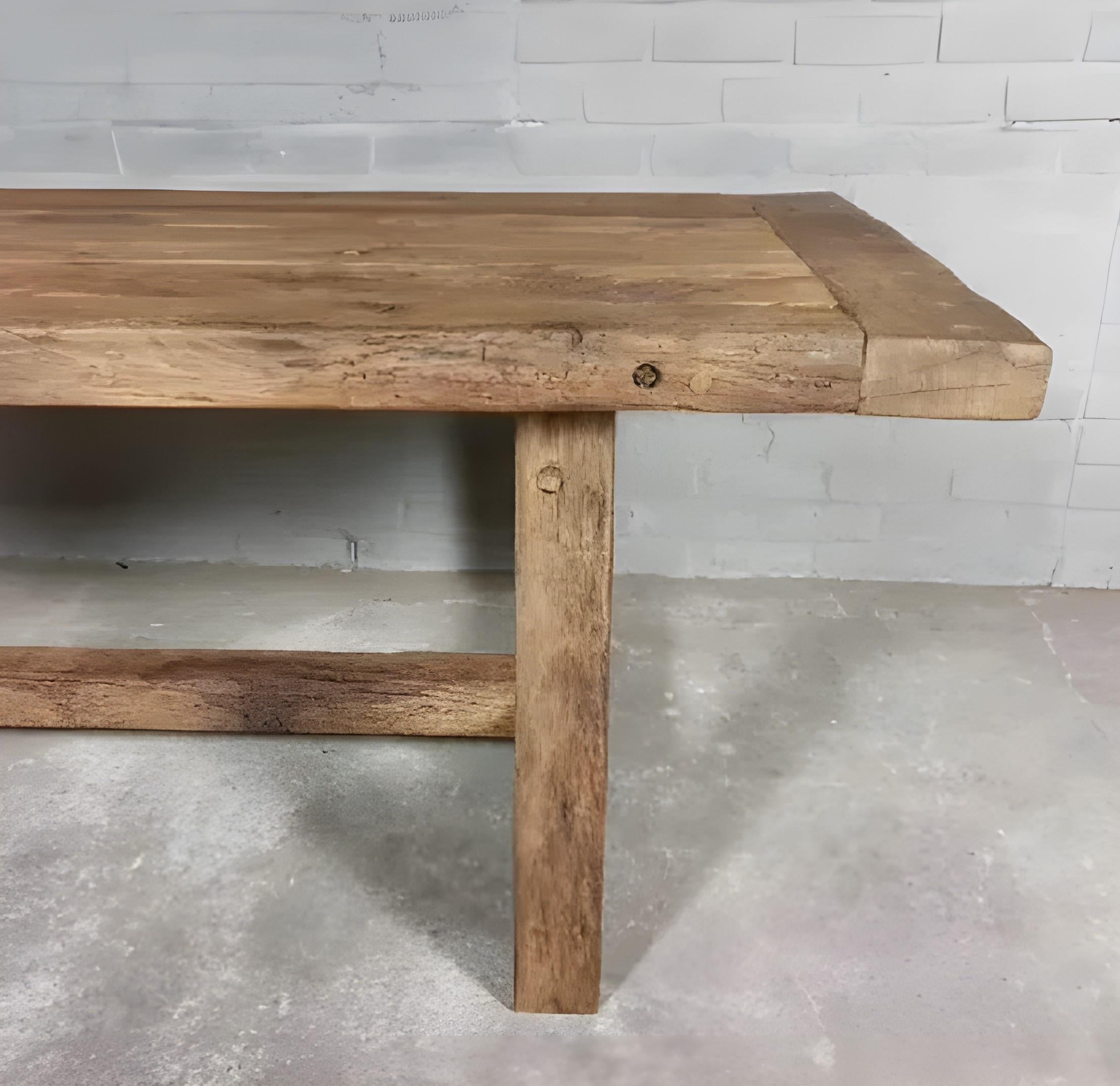 VulpeConcept Reclaimed Country Antique Table made from Barn Oak Boards ...