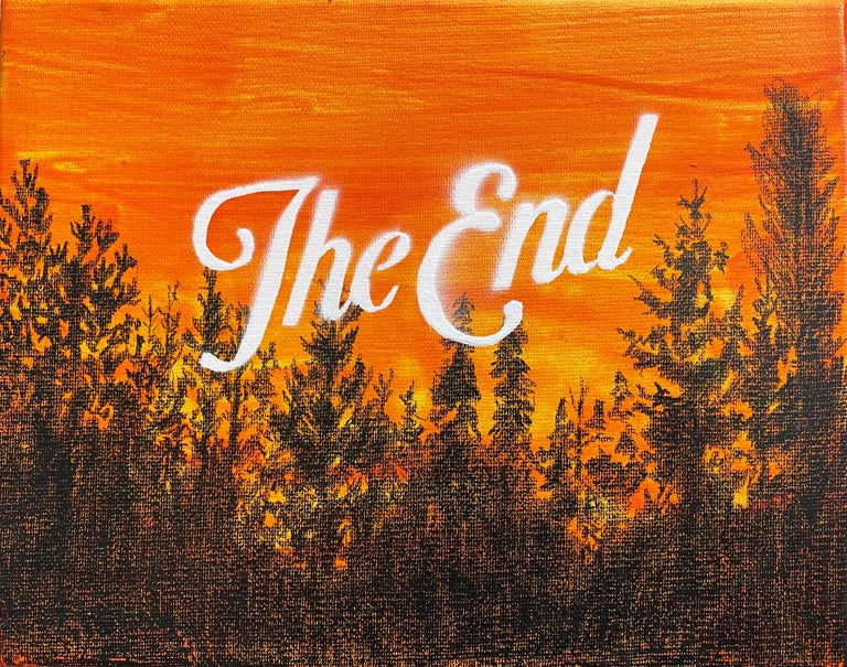 Vytautas Tomasevicius - The end figurative painting small scale ...