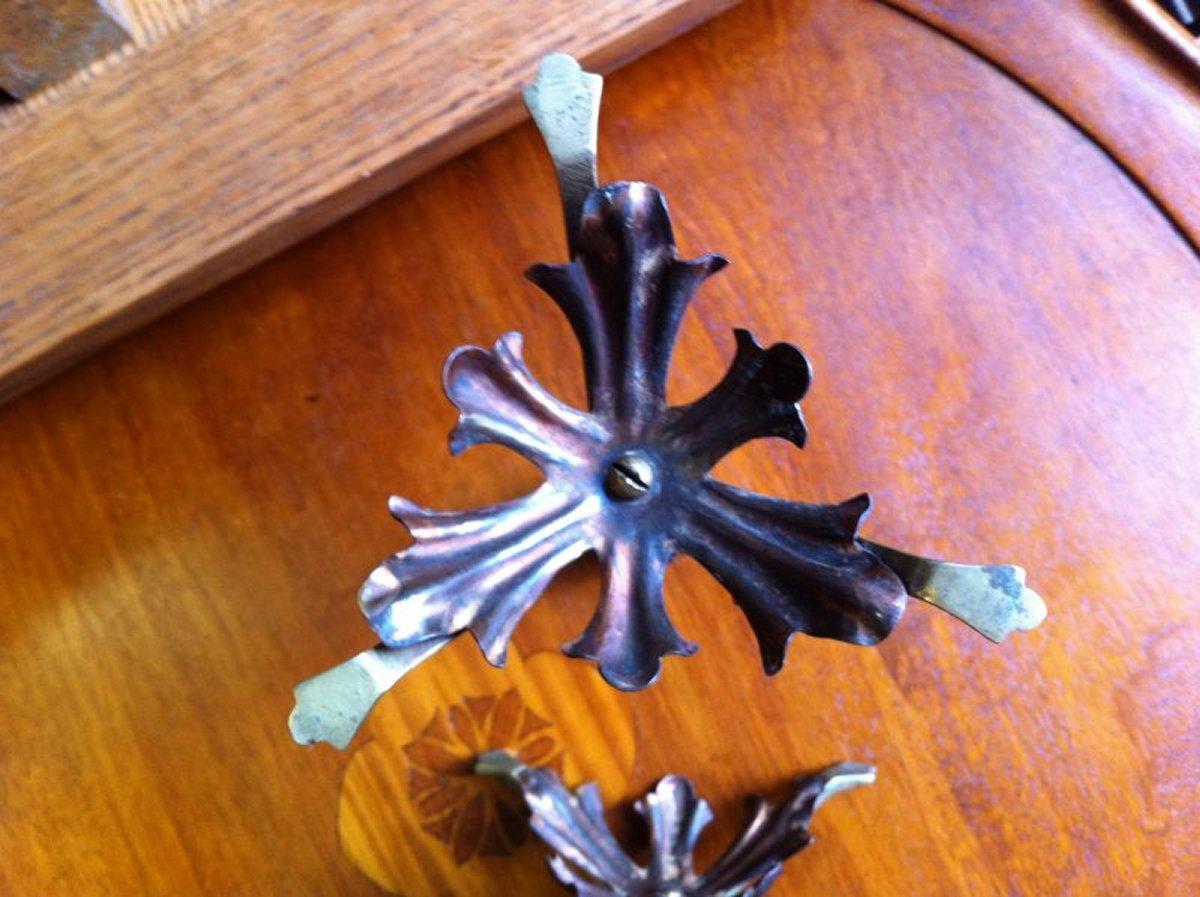 W A S Benson, Pair of Arts and Crafts Brass and Copper Candlesticks at ...