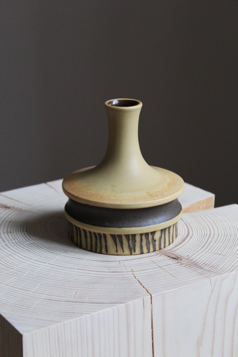 W. Goebel, Small Vase, Glazed and Painted Stoneware, Germany, 1960s at ...