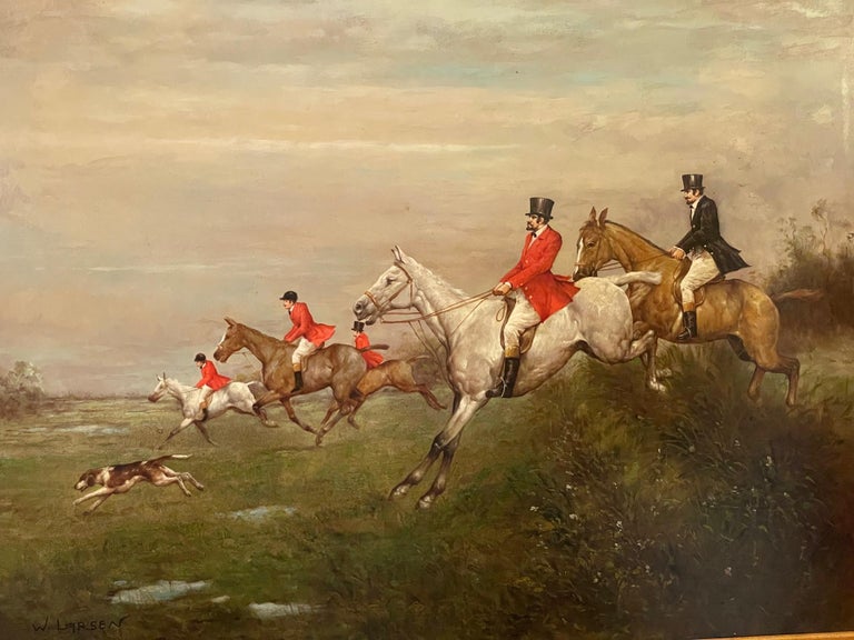 W. Larsen - Off to the Hunt! at 1stDibs