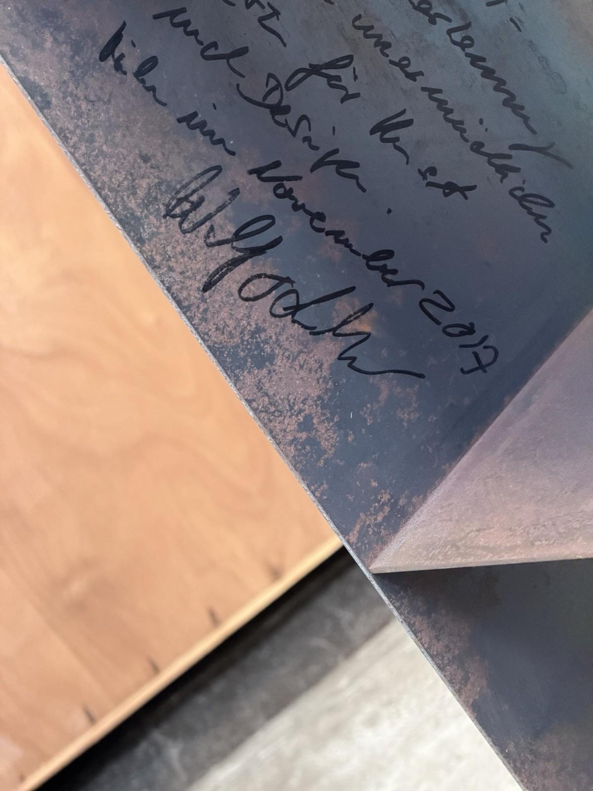 W. Laubersheimer, Signed “Verspanntes Regal” Shelf, Pentagon Group For ...