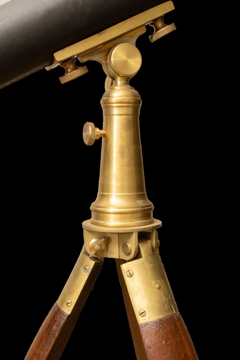 W. Ottway Single-Draw WWII Military Sighting Telescope For Sale at 1stDibs