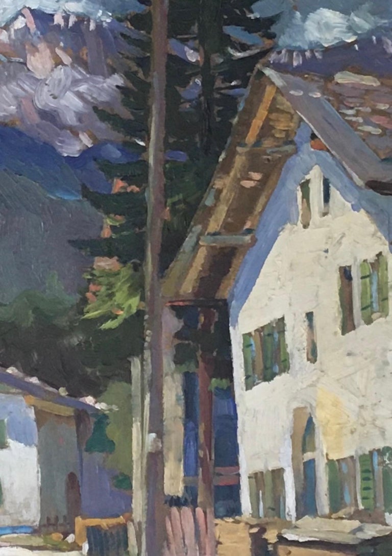 W. Scherer - Mountain landscape For Sale at 1stDibs