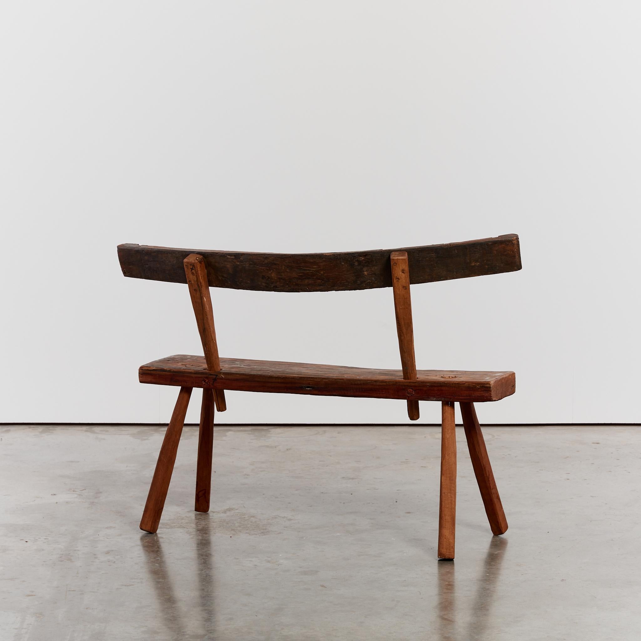 Wabi Sabi Antique Irish School Bench at 1stDibs | school benches for sale