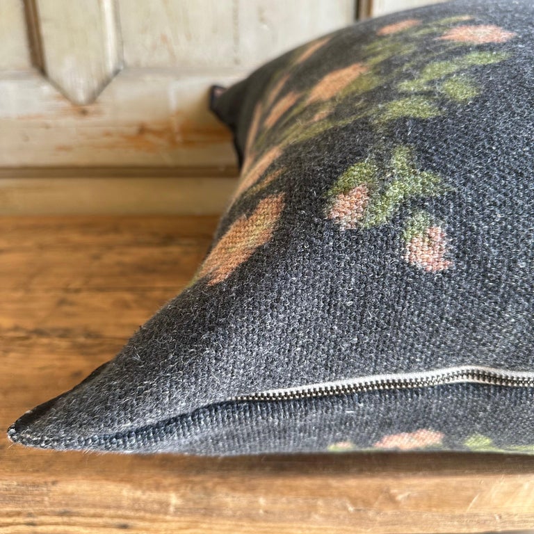 Wabi Sabi French Linen Roses Euro Sham For Sale at 1stDibs