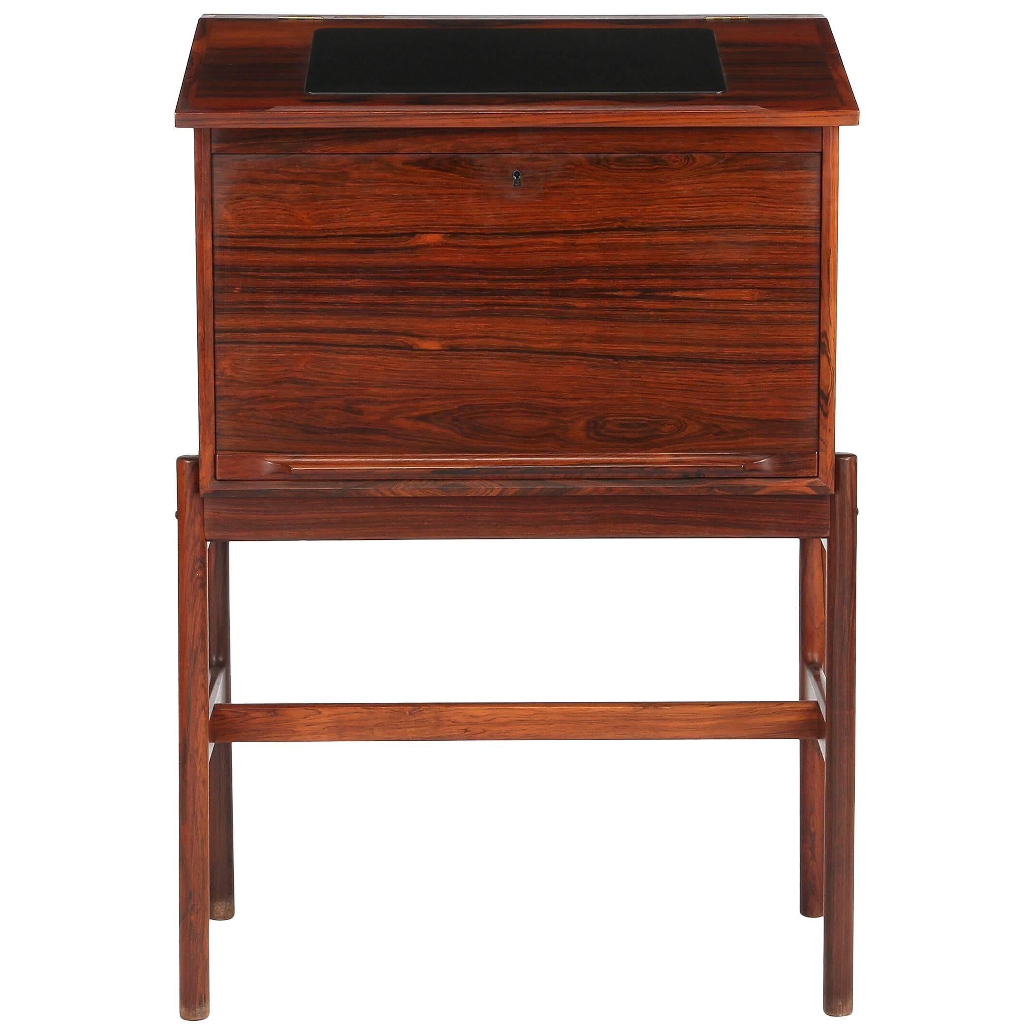 Wahl Iversen Rosewood Lectern Desk Made in Denmark, circa 1960s For ...