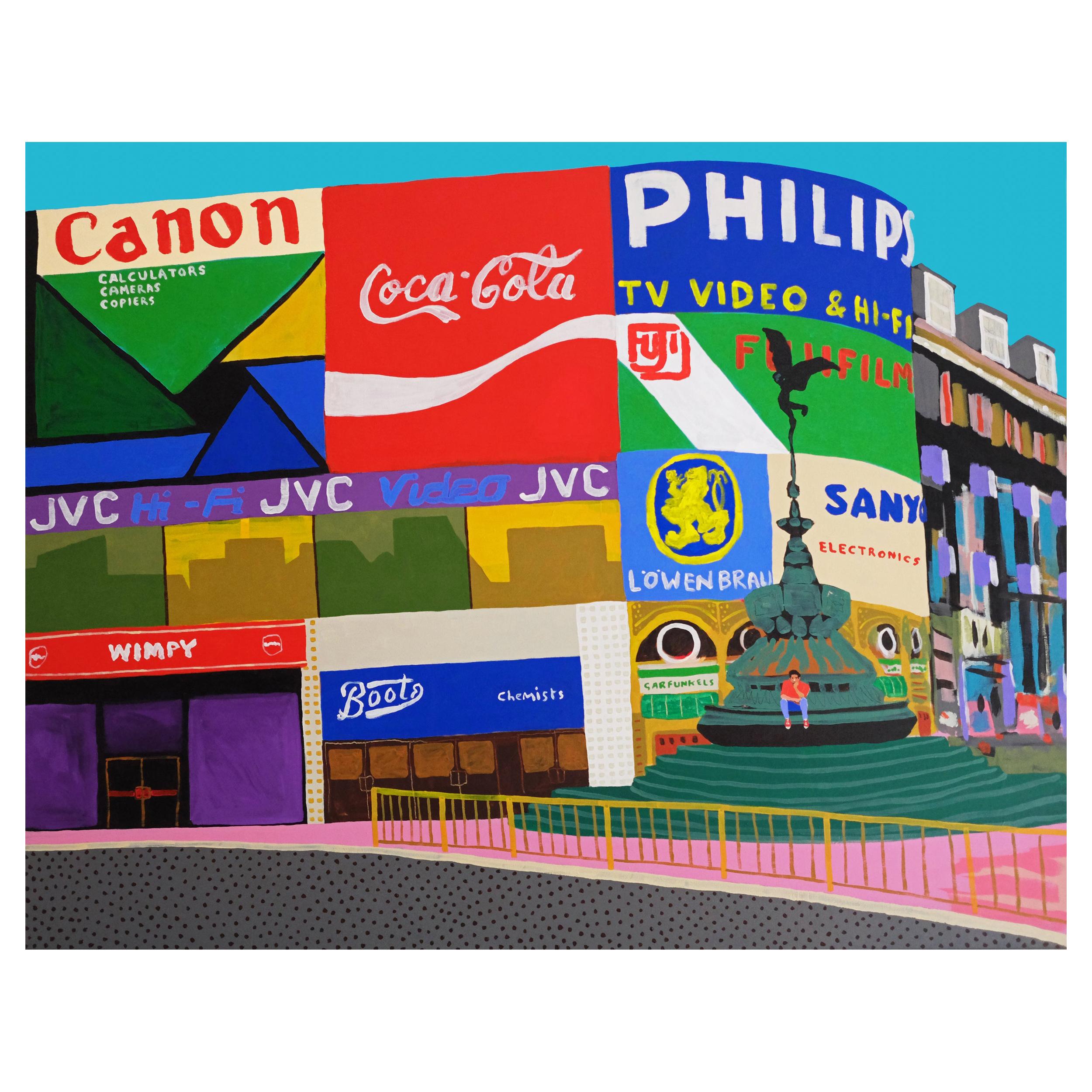 "Concrete" Art Painting, Signed by Vilhelm Christian Serber For Sale at ...