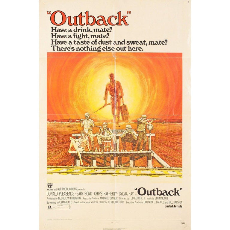 Wake in Fright 1971 U.S. One Sheet Film Poster at 1stDibs