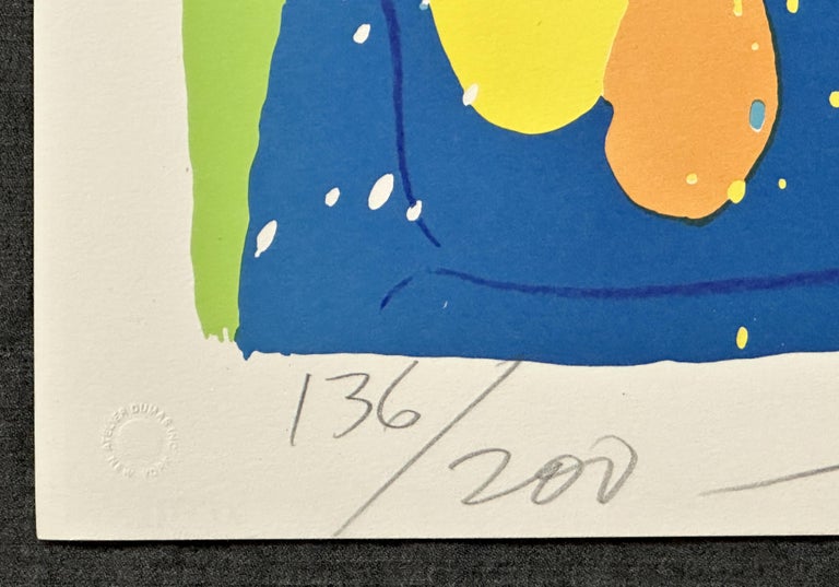 Walasse Ting - Lady with Vase 1981 Signed Limited Edition Lithograph ...