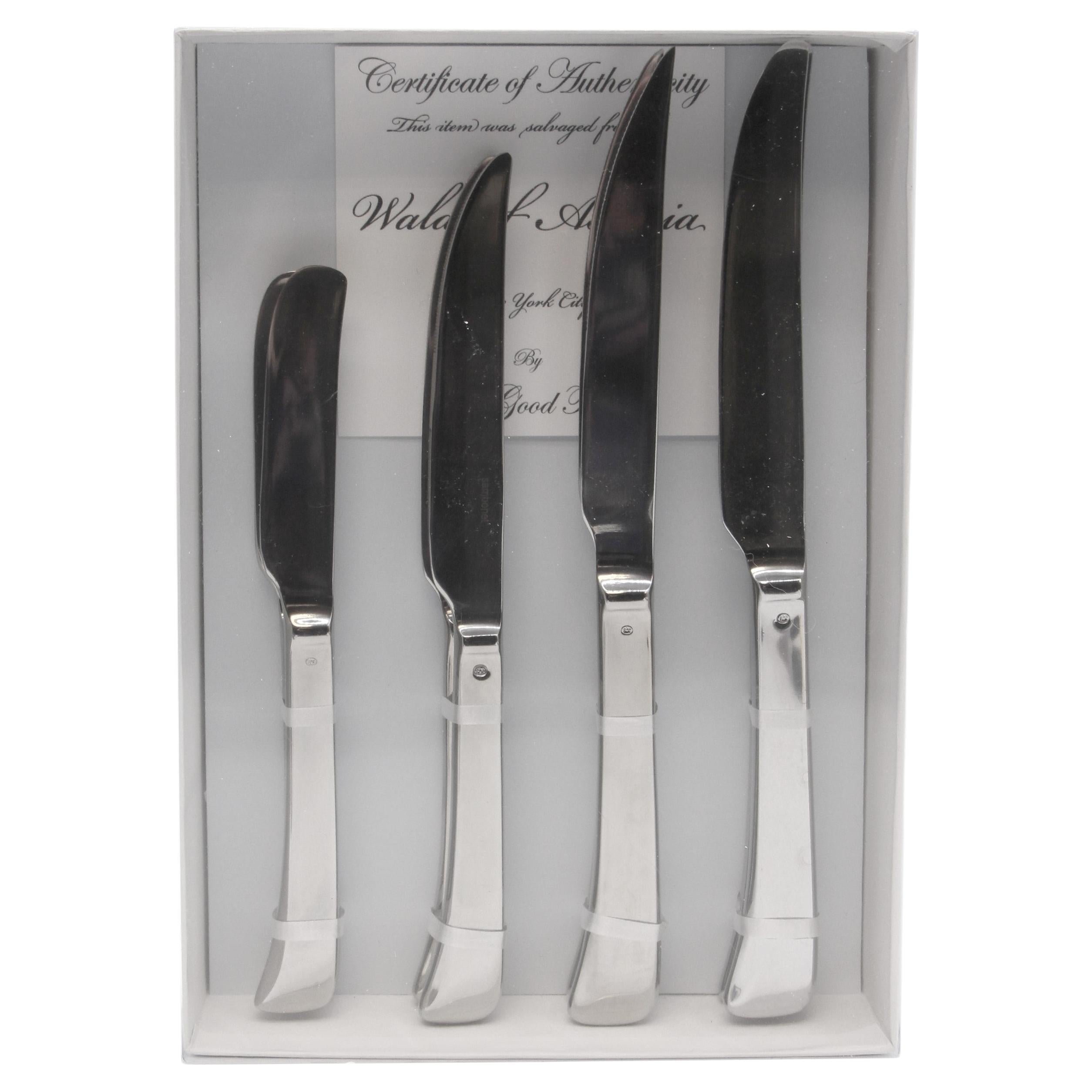 Juego de Cubiertos Cuchillo Mantequillero Sambonet Hotel Waldorf ...