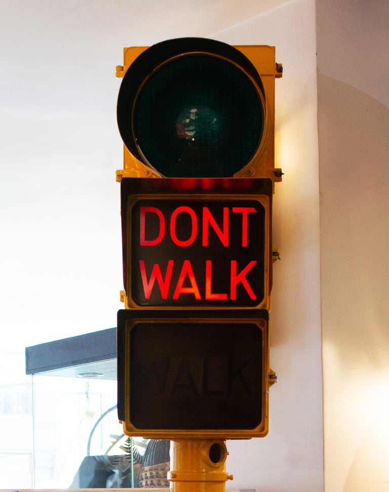 Walk, Don't Walk Traffic Light at 1stDibs | dont walk sign, walk don't ...